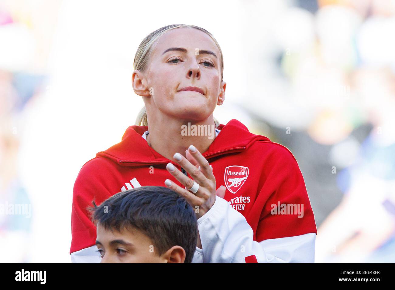 Chloe Kelly seen during UEFA Womens Champions League 2025 final game ...