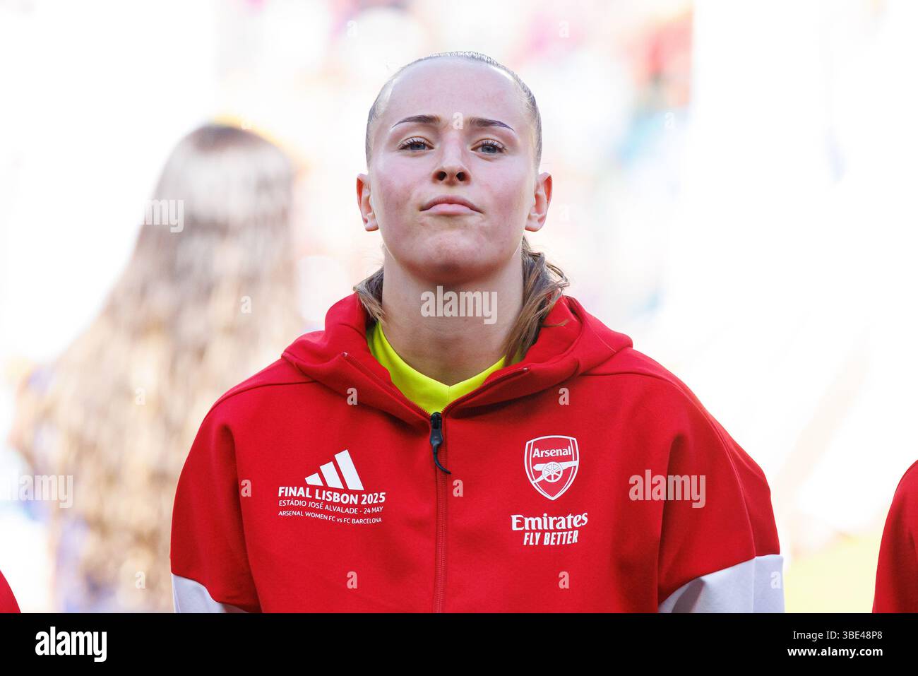 Daphne Van Domselaar seen during UEFA Womens Champions League 2025 ...
