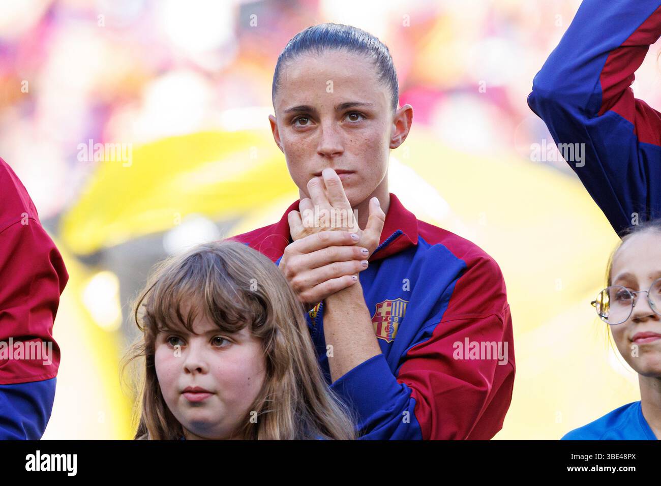 Ona Battle seen during UEFA Womens Champions League 2025 final game ...