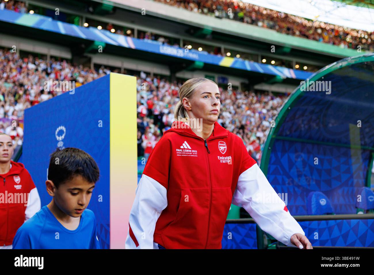 Chloe Kelly seen during UEFA Womens Champions League 2025 final game ...