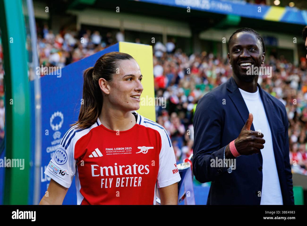 Laia Codina seen during UEFA Womens Champions League 2025 final game ...