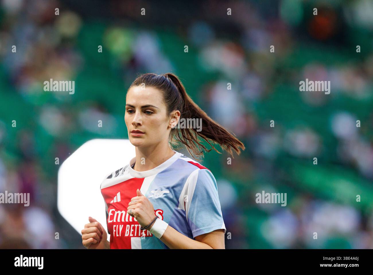 Emily Fox seen during UEFA Womens Champions League 2025 final game ...