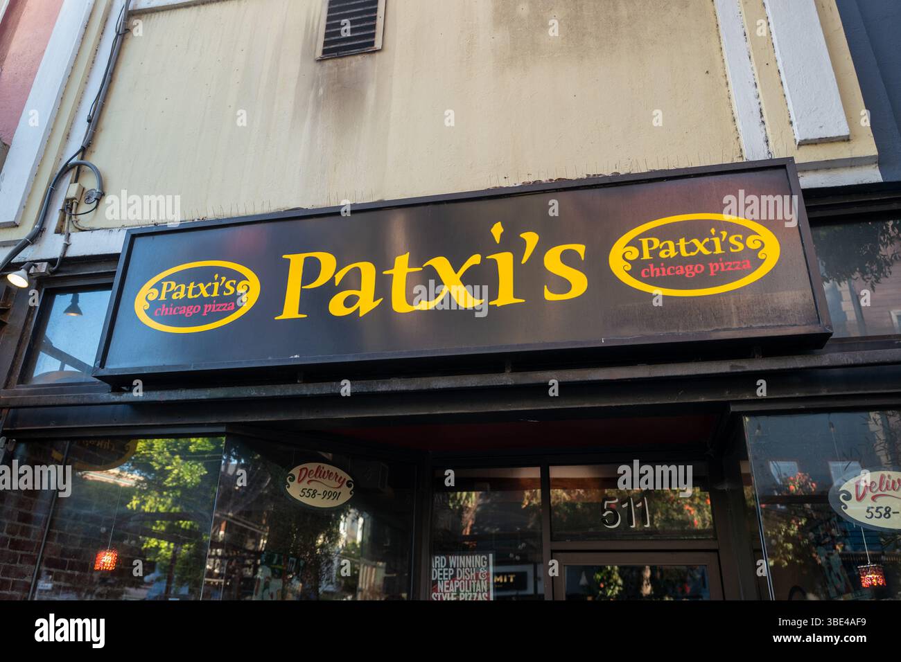 San Francisco, United States. 02nd Nov, 2024. Signage of Patxi's ...
