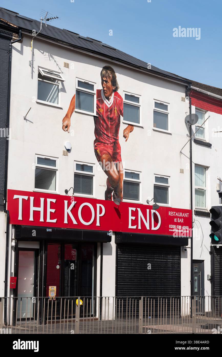 The Kop End restaurant & bar in Oakfield Road on the approach to the ...