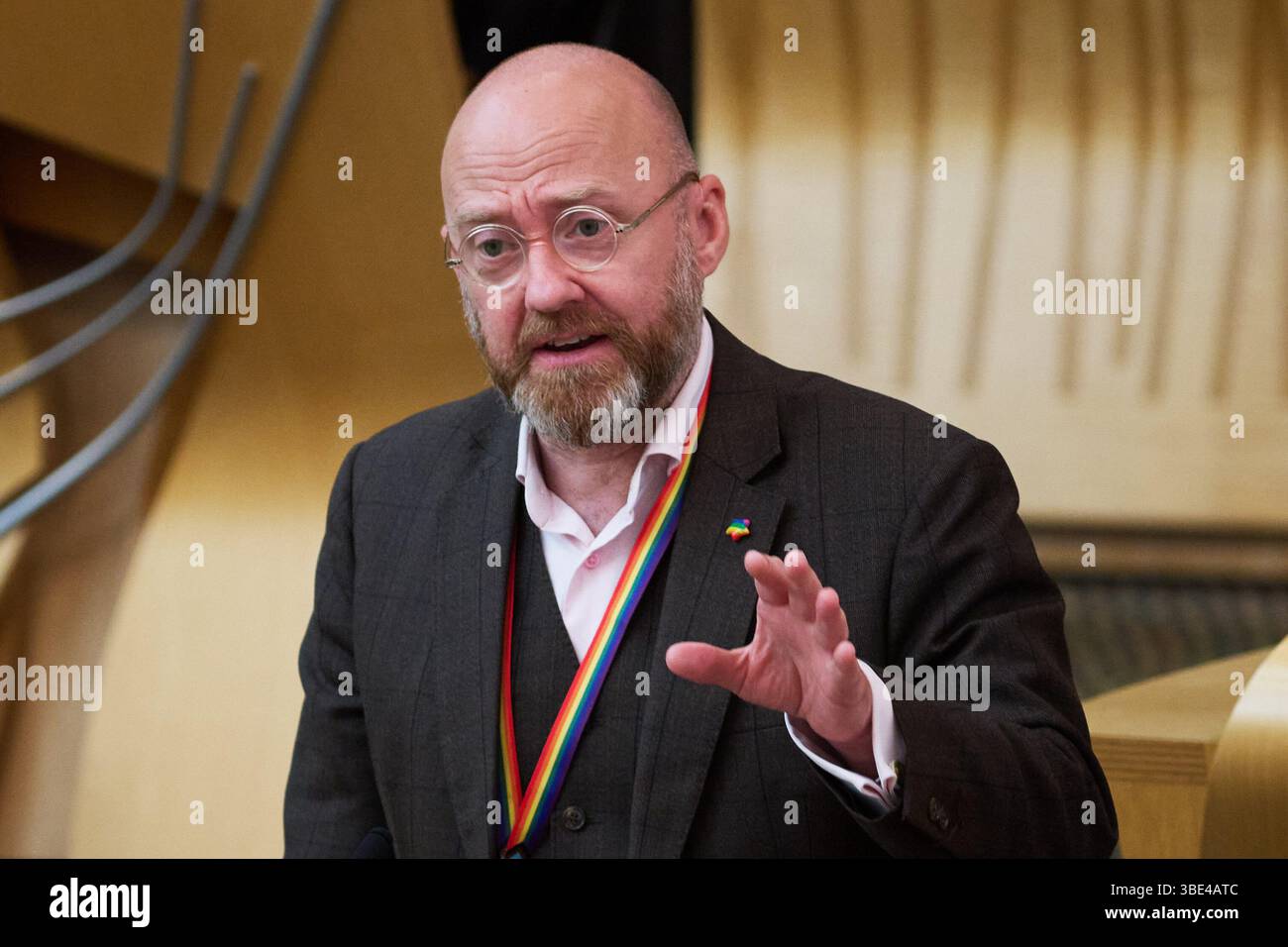 Edinburgh Scotland, UK 27 May 2025. Patrick Harvie MSP at the Scottish ...