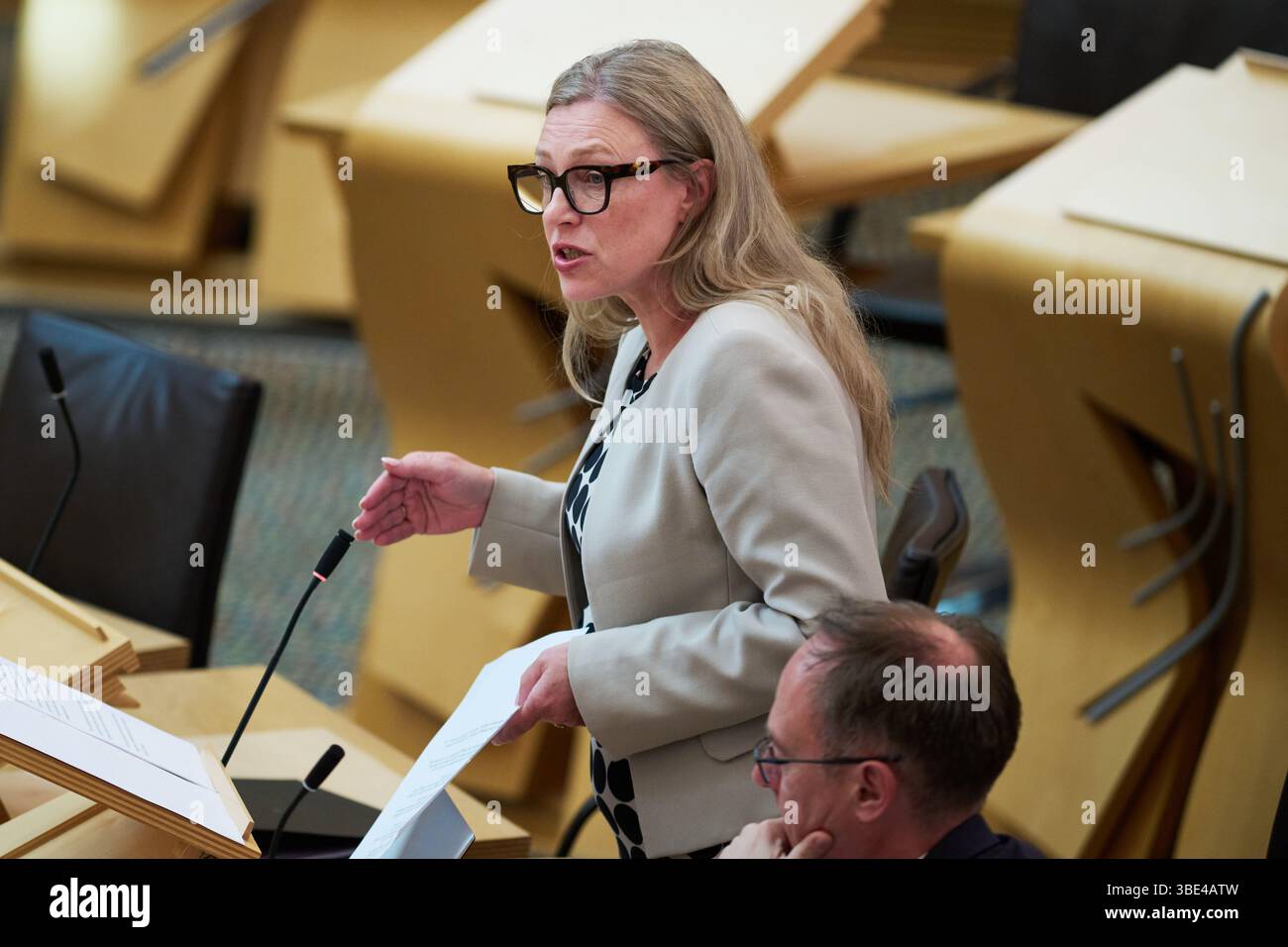 Edinburgh Scotland, UK 27 May 2025. Acting Cabinet Secretary for Net ...
