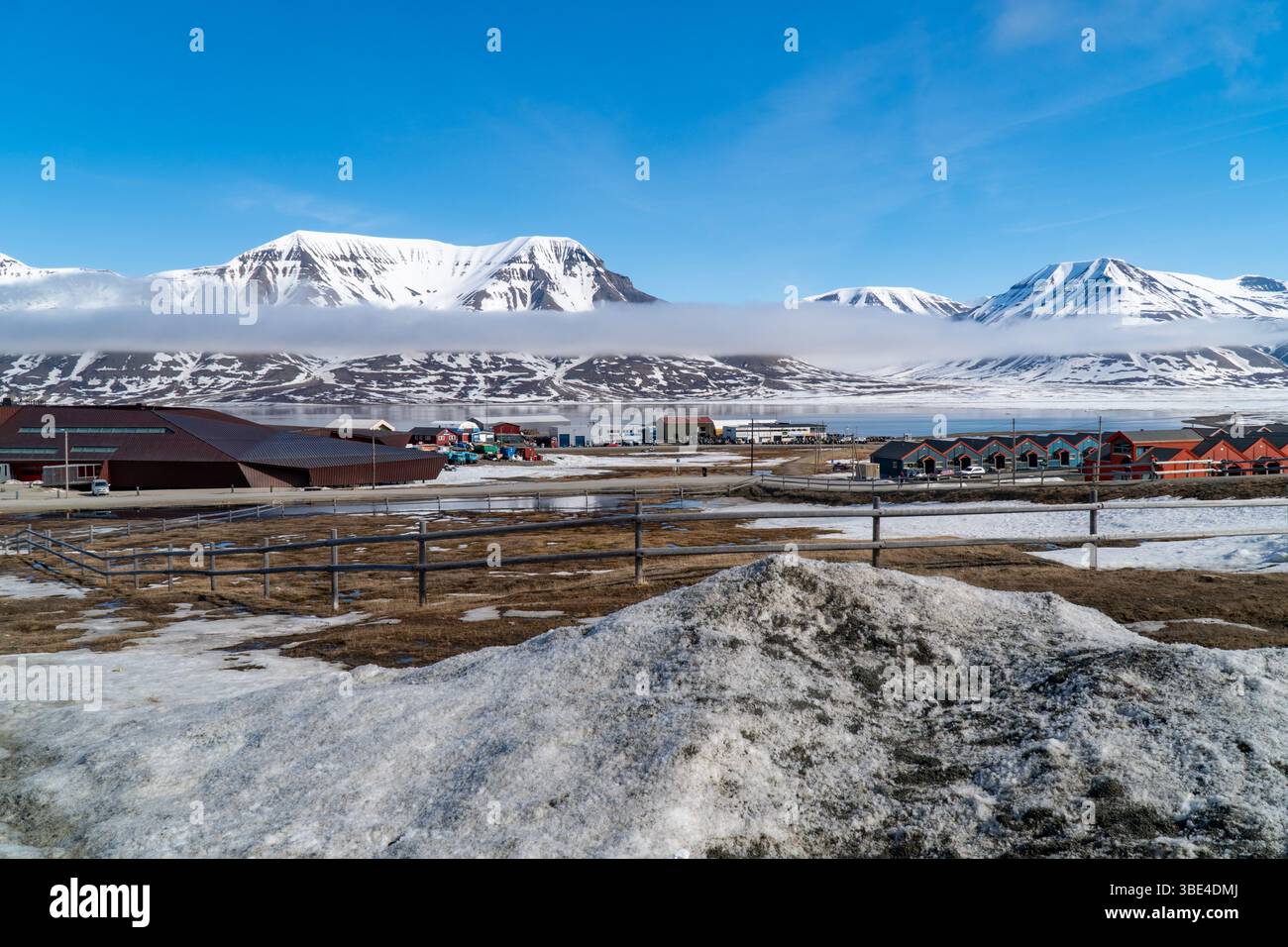Summer landscape in Spitsbergen Island, Svalbard, Norway Stock Photo ...