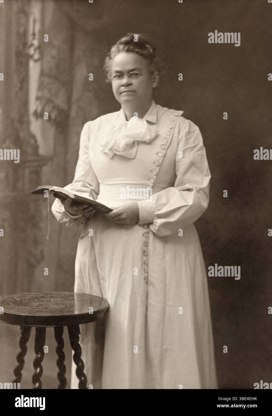 Photograph of temprance activist Carrie Nation. Caroline Amelia Nation ...