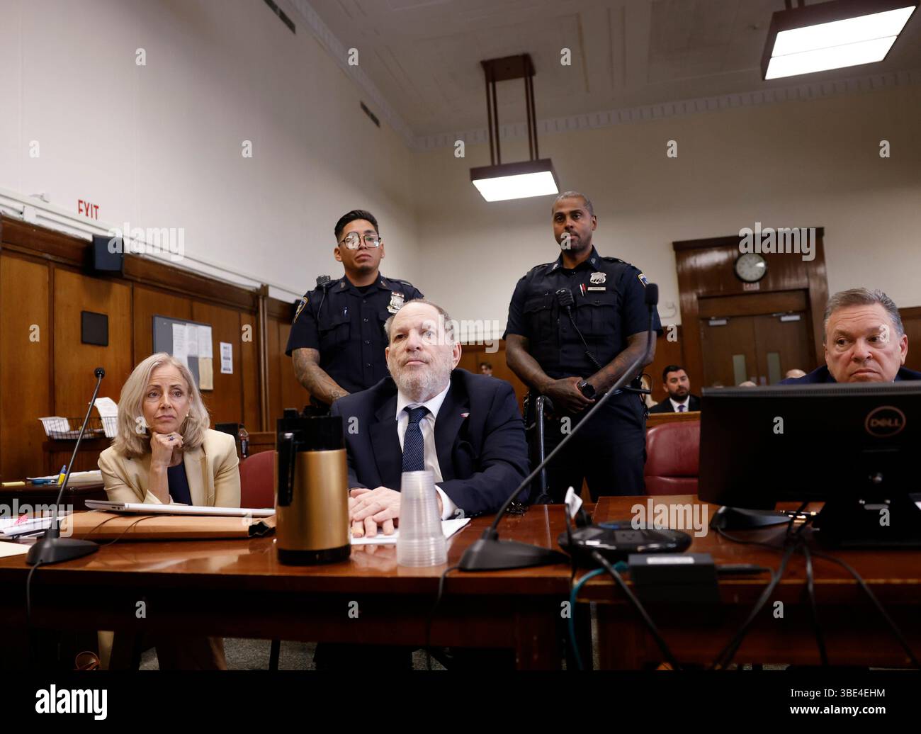 Harvey Weinstein attends his retrial at a Manhattan court, Tuesday, May ...