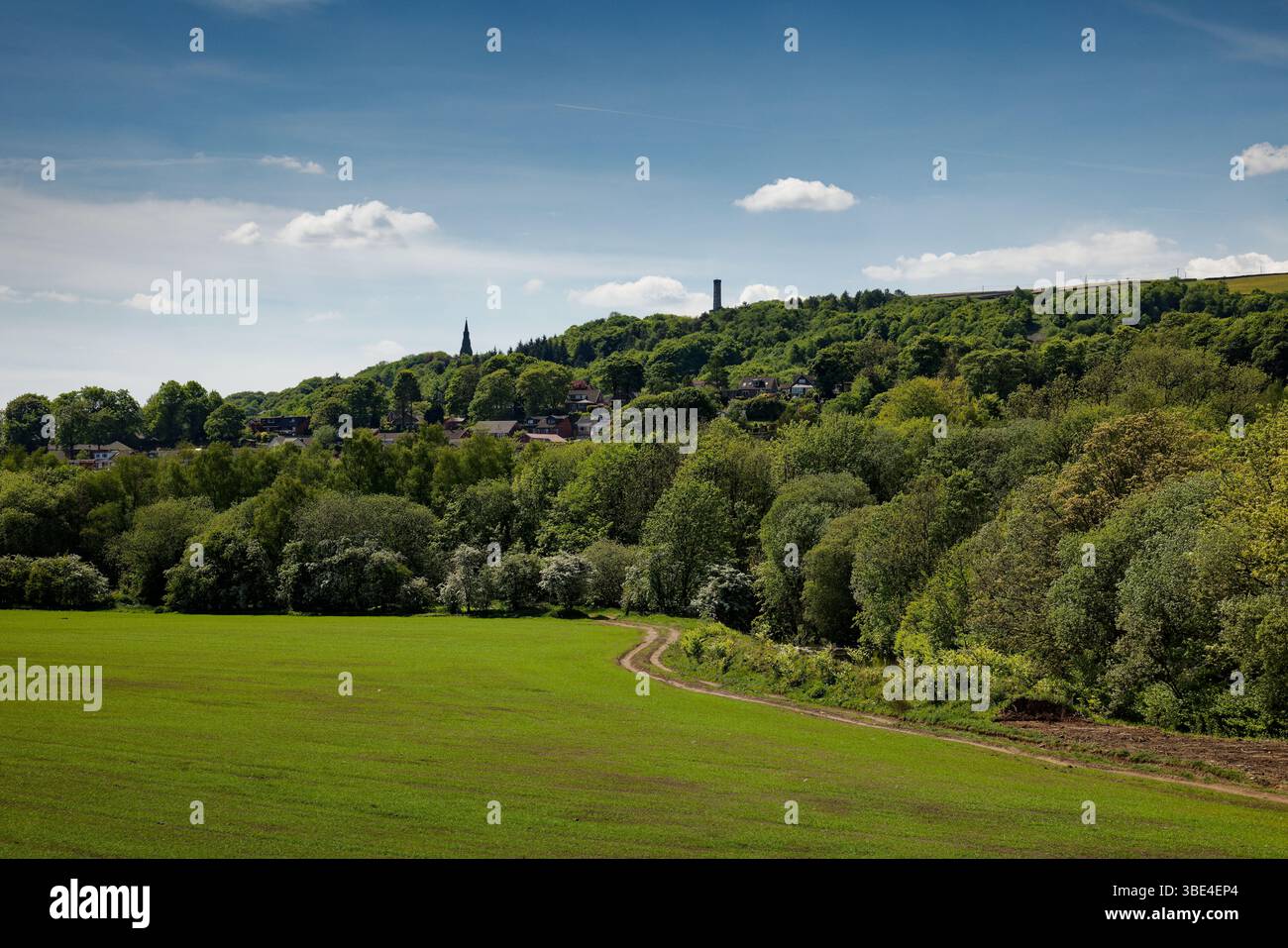 The monument to Sir Robert Peel towers above the Irwell Valley at ...