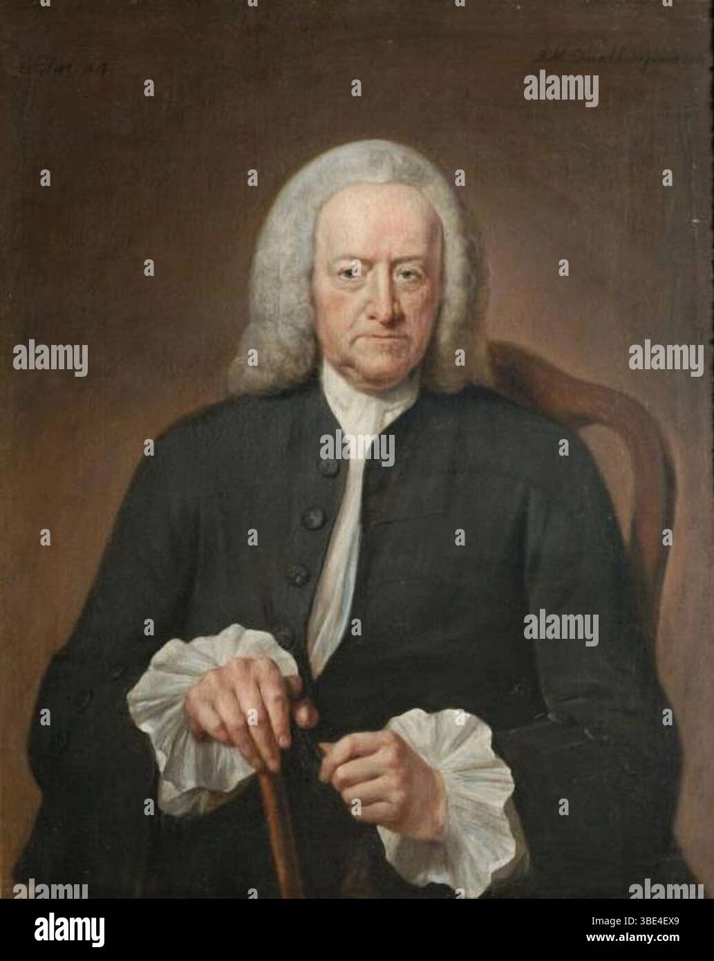 Jan Maurits Quinkhard - Portret van Jan van Loon (1677-1763 Stock Photo ...