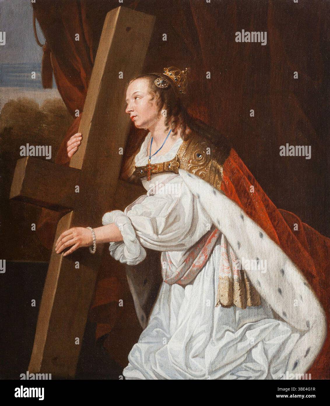 Jan Salomon de Bray - Saint Helena Carrying the True Cross of Christ ...