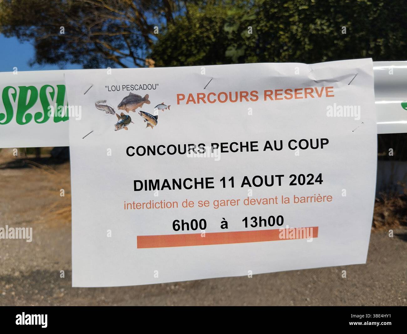 Fishing competition on the Canal du Midi. Colombiers, Occitanie, France ...