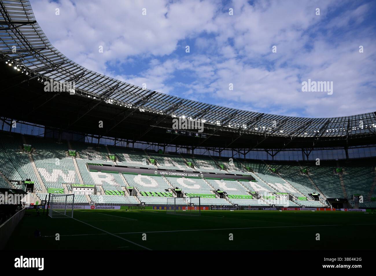 General view of the Stadion Wroclaw ahead of the Europa Conference ...