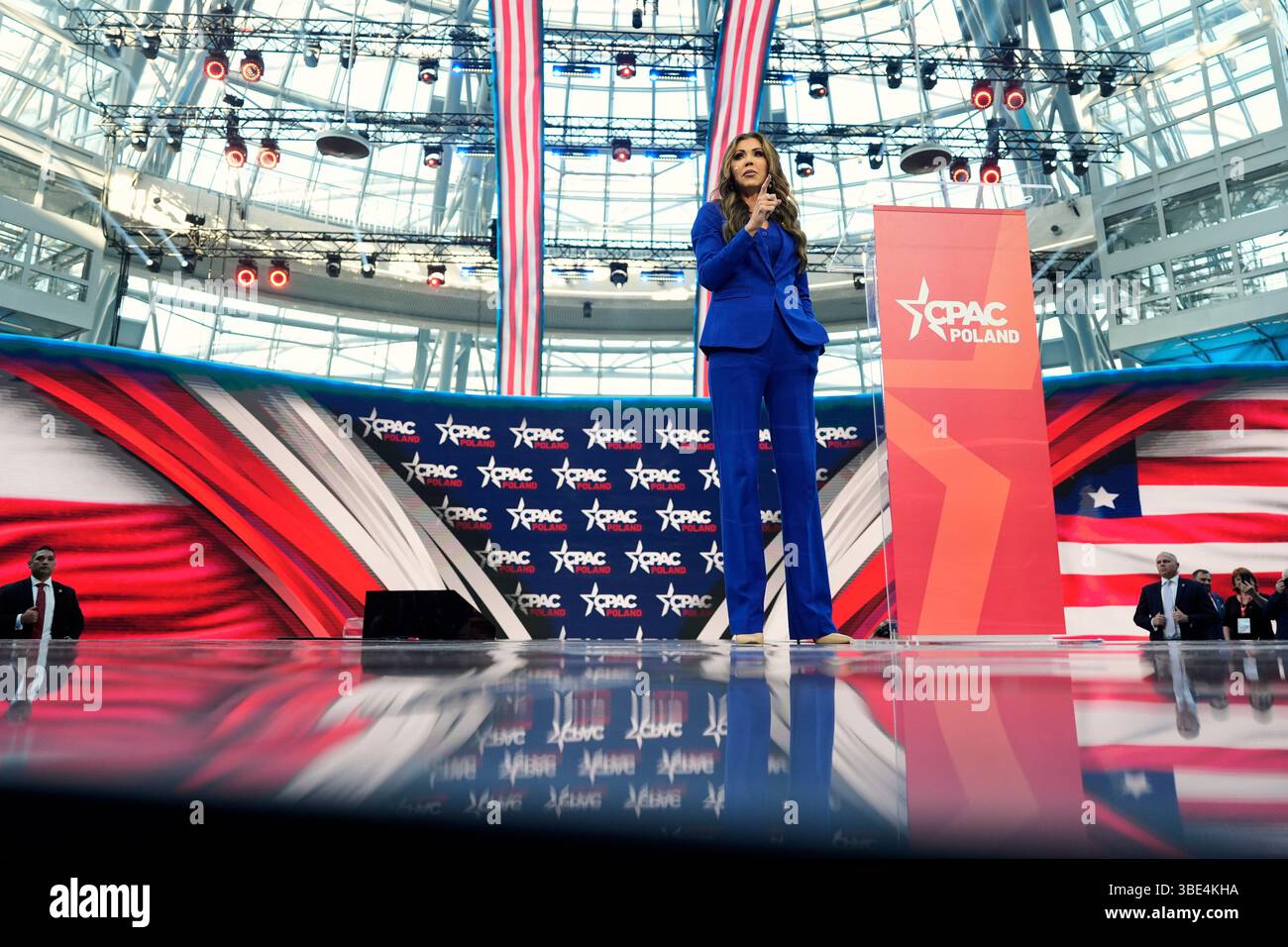 Homeland Security Secretary Kristi Noem speaks at the Conservative ...