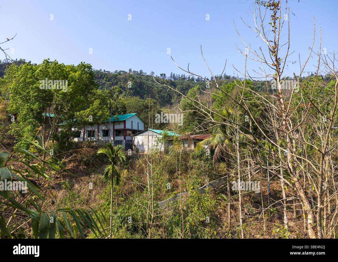 Tripura tribe village in the remote Chittagong Hills, Chittagong ...