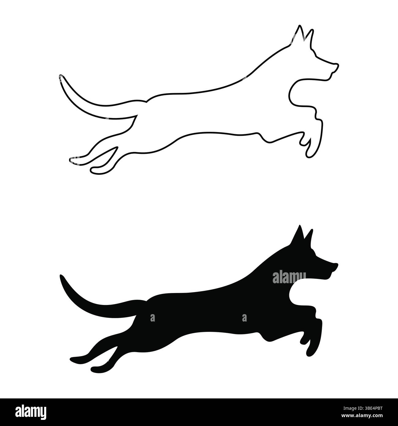 Strong pet graphic Black and White Stock Photos & Images - Alamy