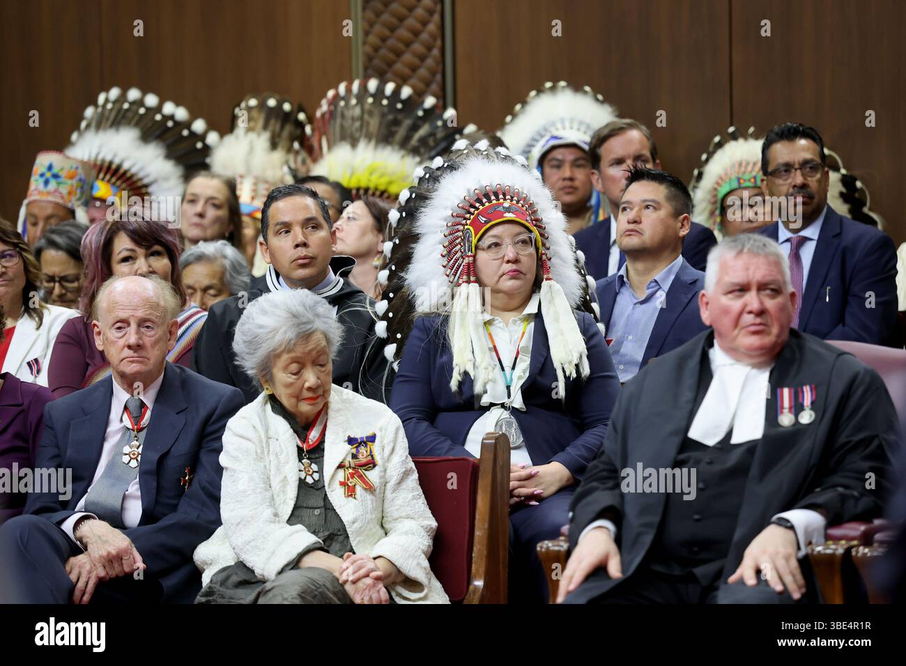 (left to right) John Ralston Saul, Adrienne Clarkson and Assembly of ...