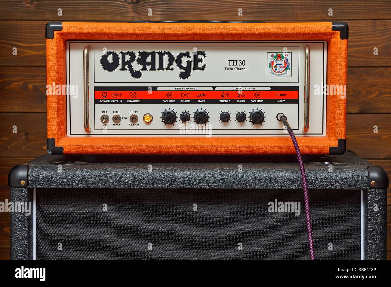 Orange guitar amplifier tube amp head TH30 Stock Photo - Alamy