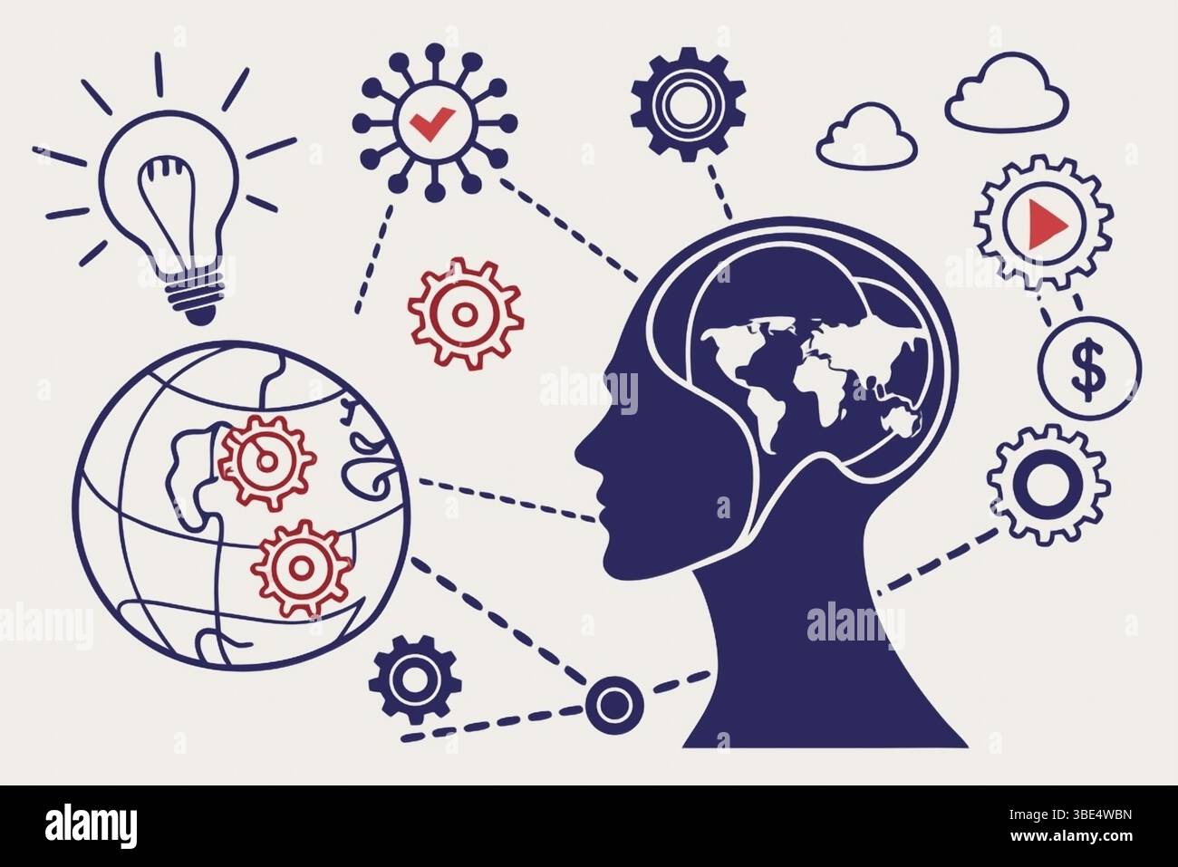 Emerging Technologies Ai Cutting Edge Ai Vector Illustrations