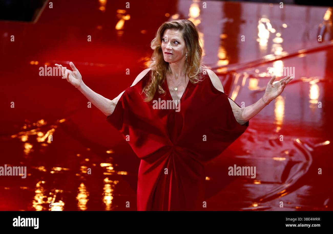 Stockholm, Sweden. 27th May, 2025. Canadian soprano and conductor ...