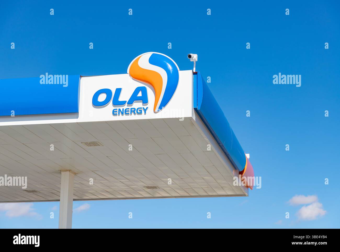 A picture of an OLA Energy gas station Stock Photo - Alamy
