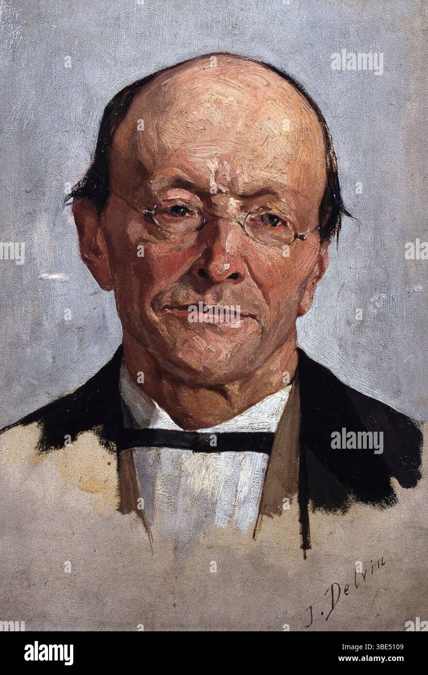 Jean Delvin - The Sexton Stock Photo - Alamy