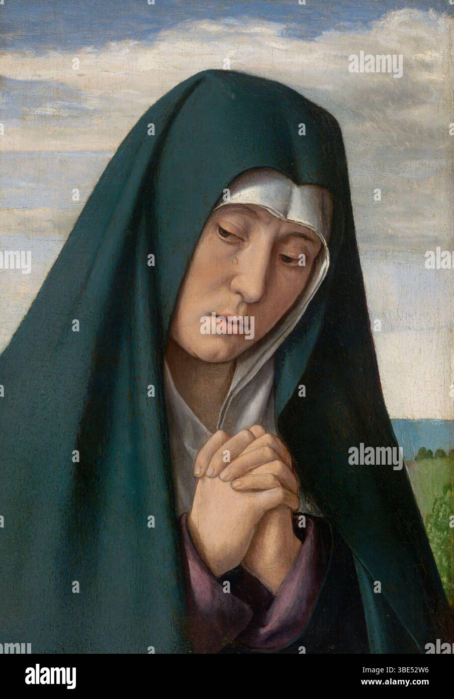 Jean Hey (Master of Moulins) - Fragment from Christ Carrying the Cross ...