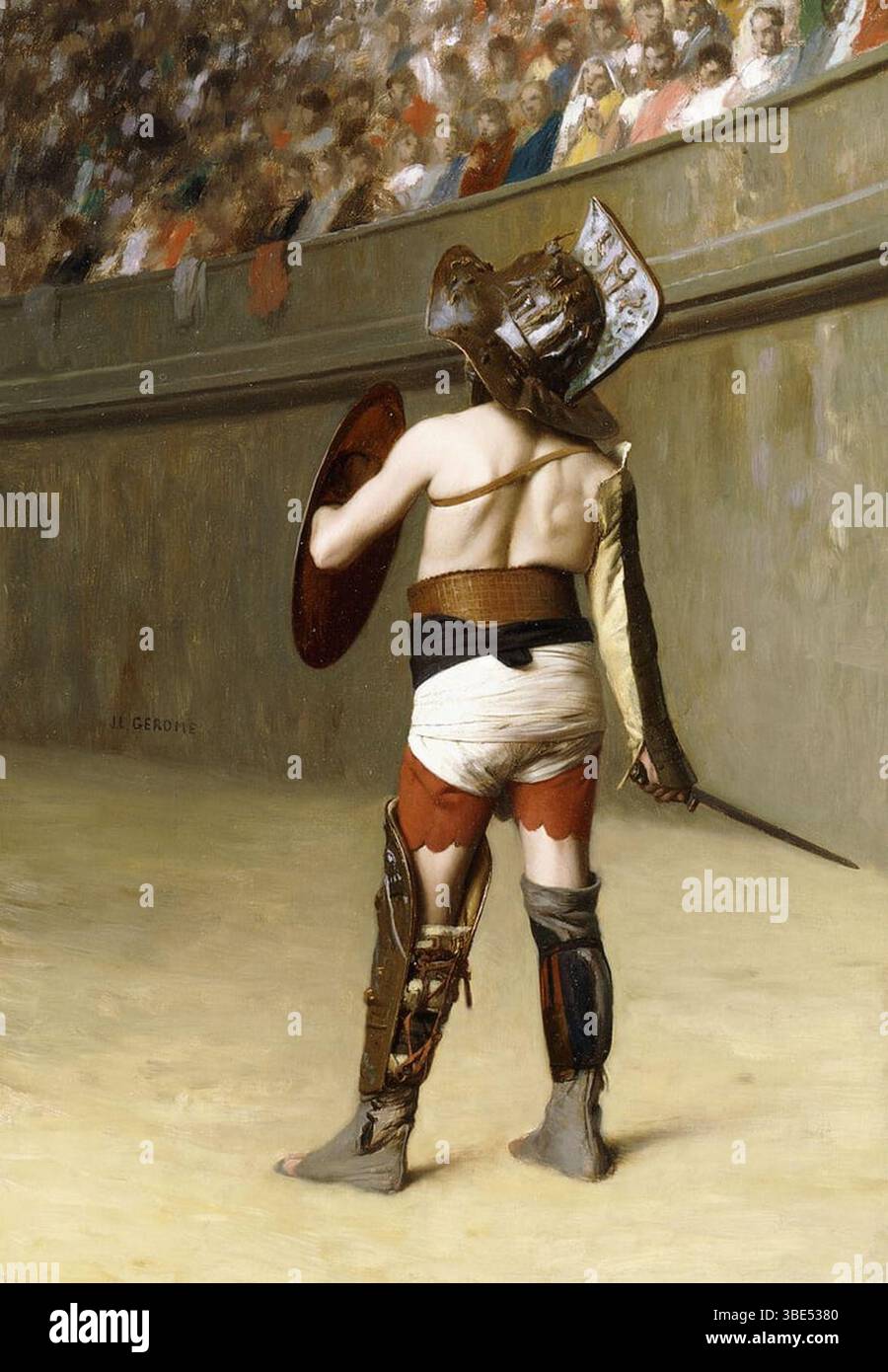 Jean Leon Gerome - Mirmillon - A Gallic Gladiator Stock Photo - Alamy