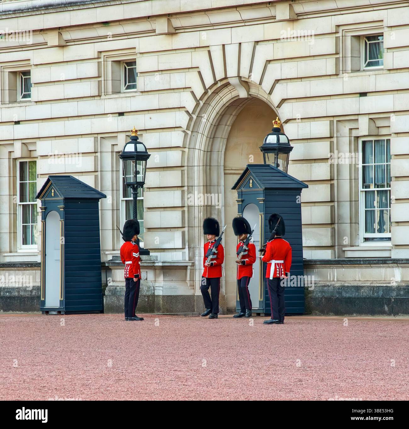 London, England, UK - May 1, 2025: The changing of the British Royal ...