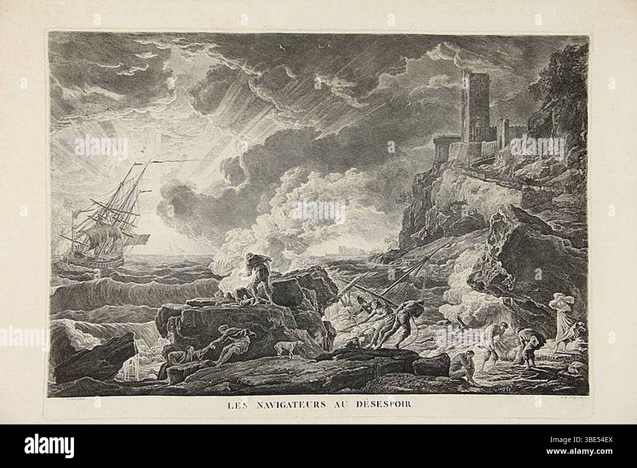 Jean-Antoine Vernet - after Stock Photo - Alamy