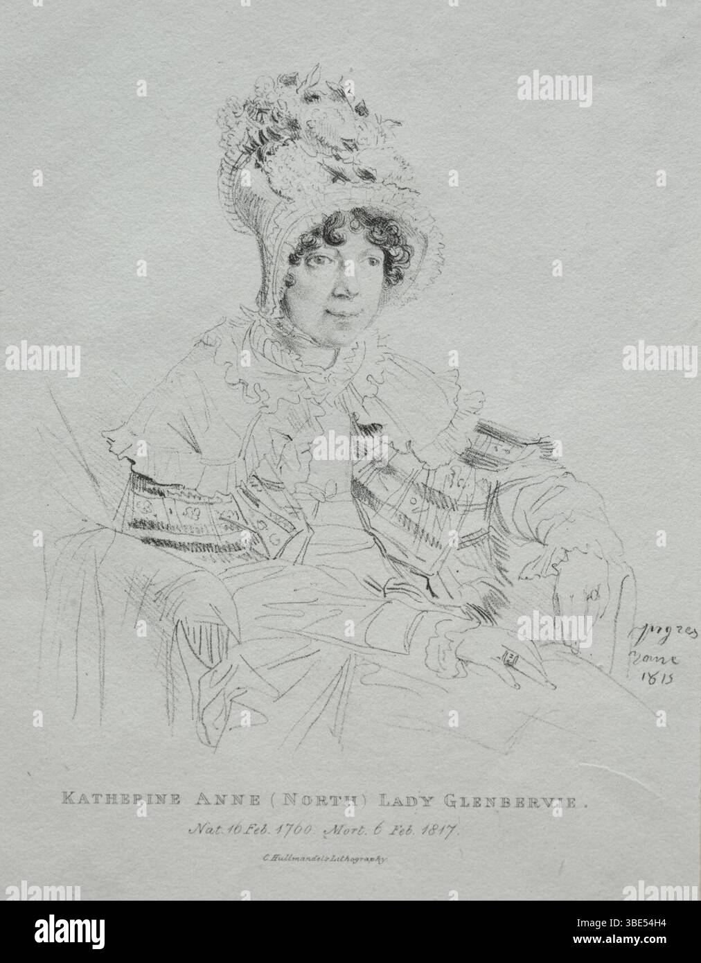 Jean-Auguste-Dominique Ingres (French, 1780-1867) - Katherine Anne Lady ...