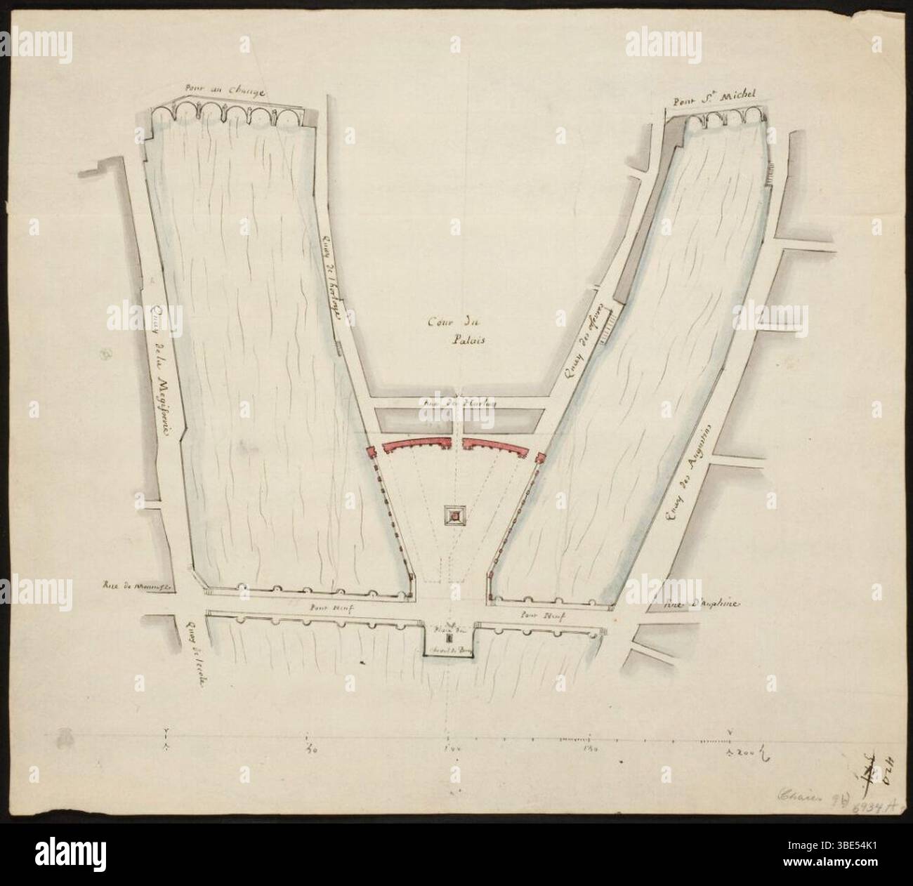 Jean-Baptiste Bullet de Chamblain - Förslag till omgestaltning av Place ...