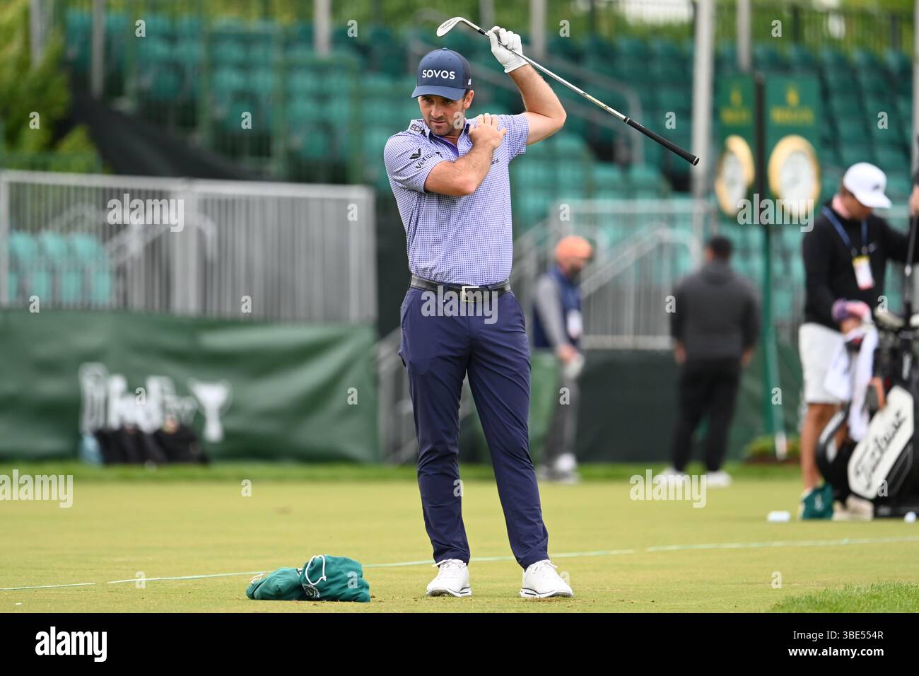 Dublin, Ohio, USA. 27th May, 2025. Denny MacCarthy (USA) on the driving ...