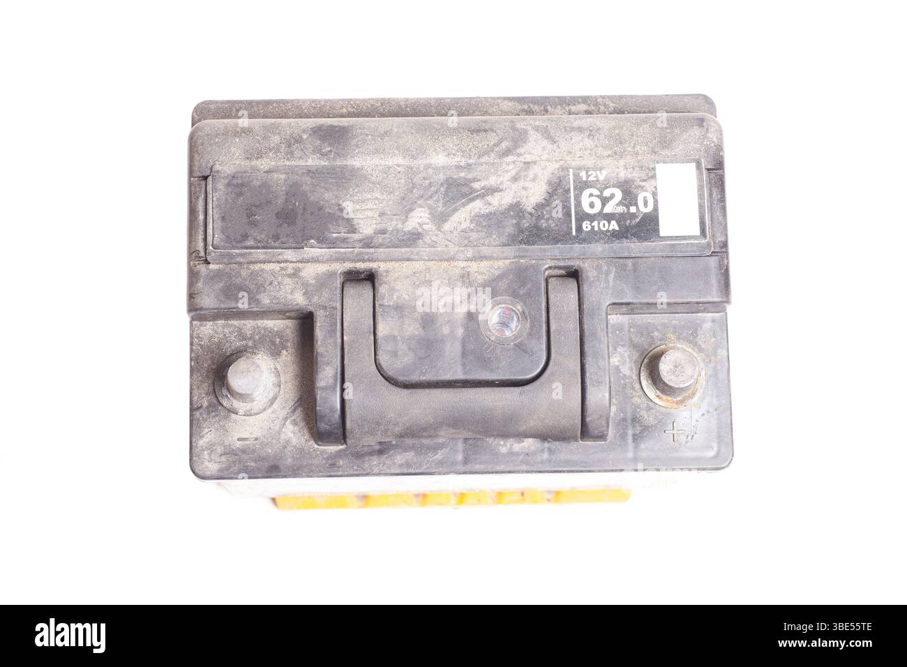 Closeup Old Car battery expire Stock Photo - Alamy