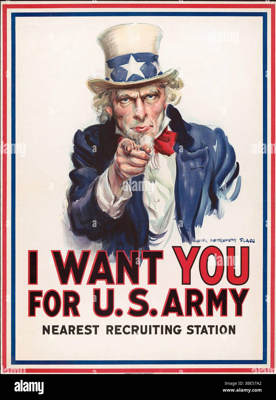 I WANT YOU FOR U.S. ARMY Iconic 1917 recruiting poster by James ...
