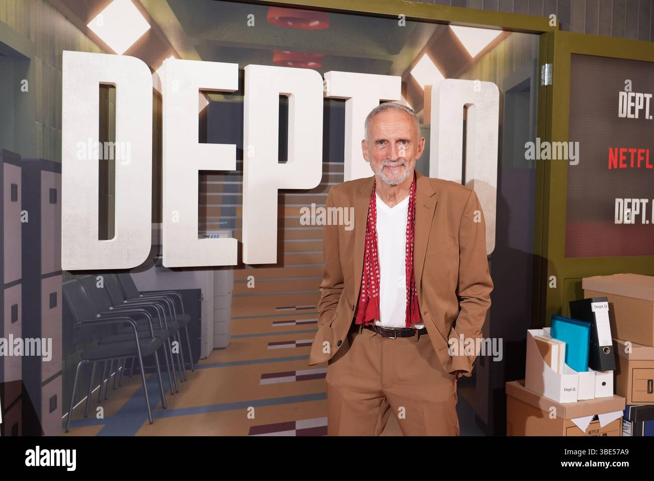 Jussi Adler-Olsen arrives for the special screening of Netflix's Dept Q ...