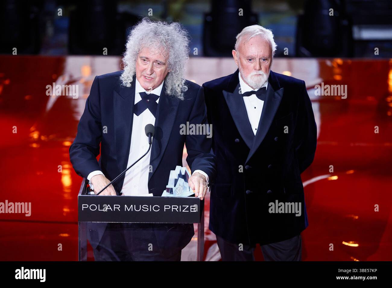 STOCKHOLM, Sweden. , . Polar Prize by King Carl Gustaf and is accepted ...