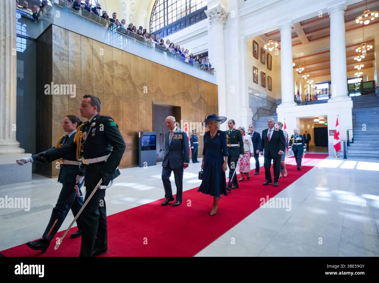 Ottawa, Canada. 27th May, 2025. King Charles and Queen Camilla walk in ...