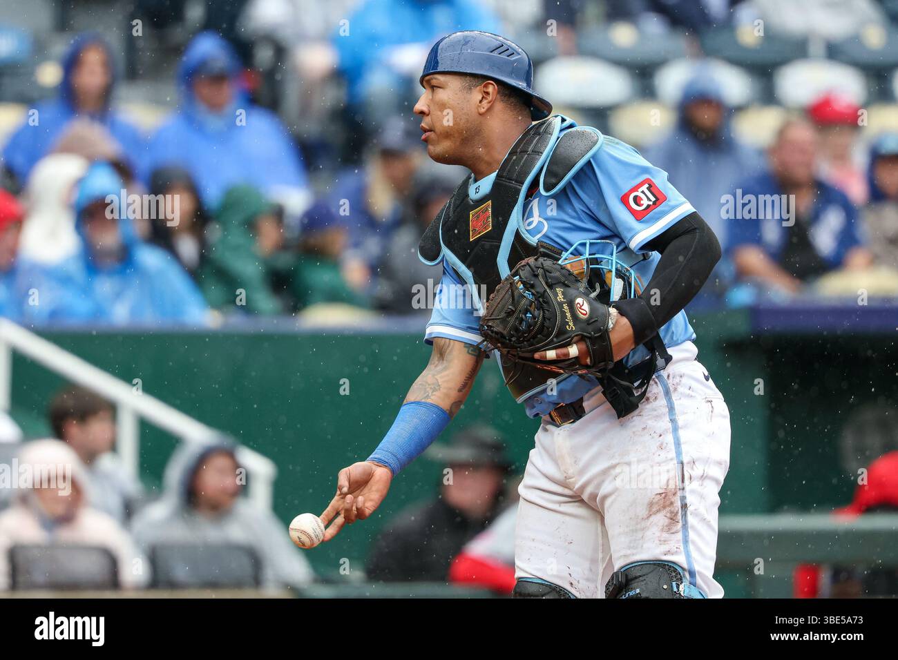 May 26, 2025: Kansas City Royals catcher Salvador Perez (13) is seen ...