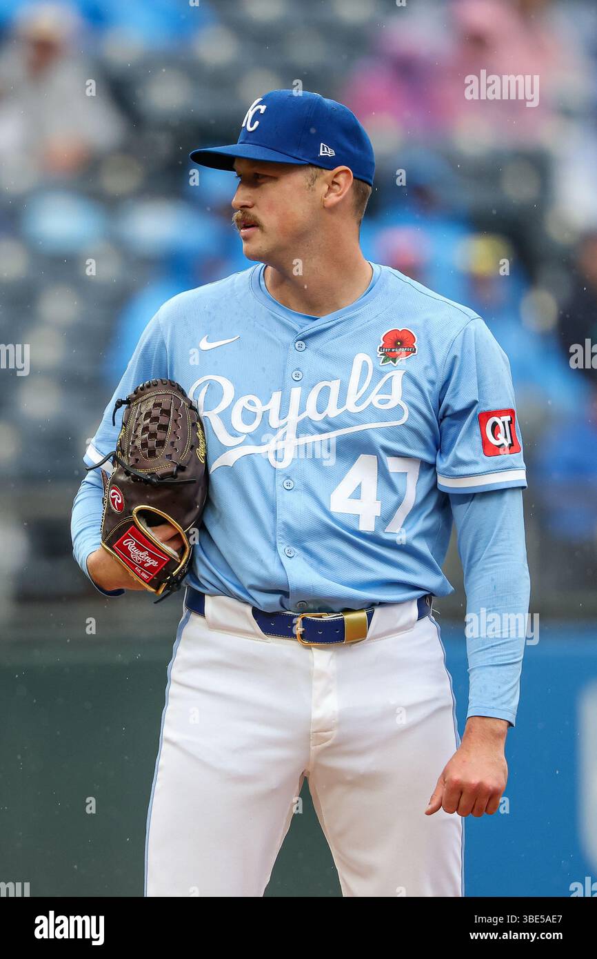Kansas City, MO, USA. 26th May, 2025. Kansas City Royals relief pitcher ...
