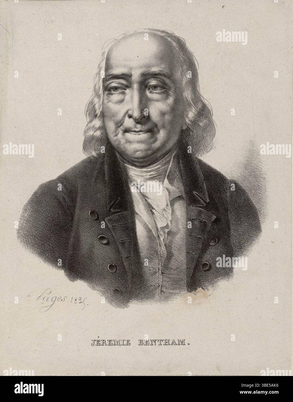 Jeremy Bentham, by Aimee Brune-Pages Stock Photo - Alamy