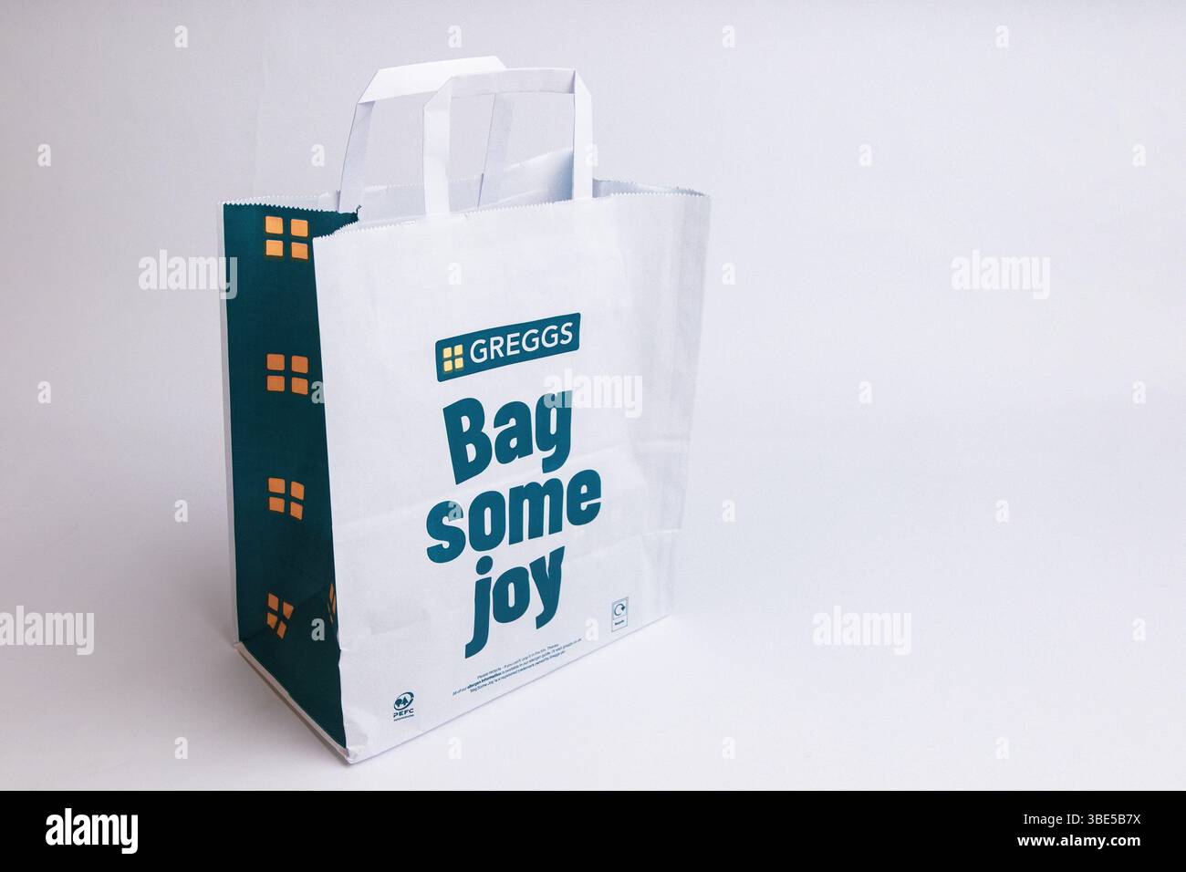 London, United Kingdom, May Twentieth 2025:- A Studio Shot of A Gregg’s ...