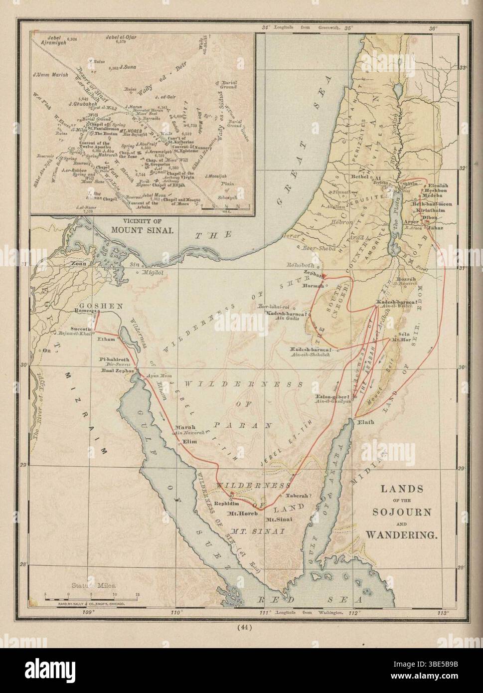 Jesse Lyman Hurlbut, Lands of the Sojourn and wandering Stock Photo - Alamy