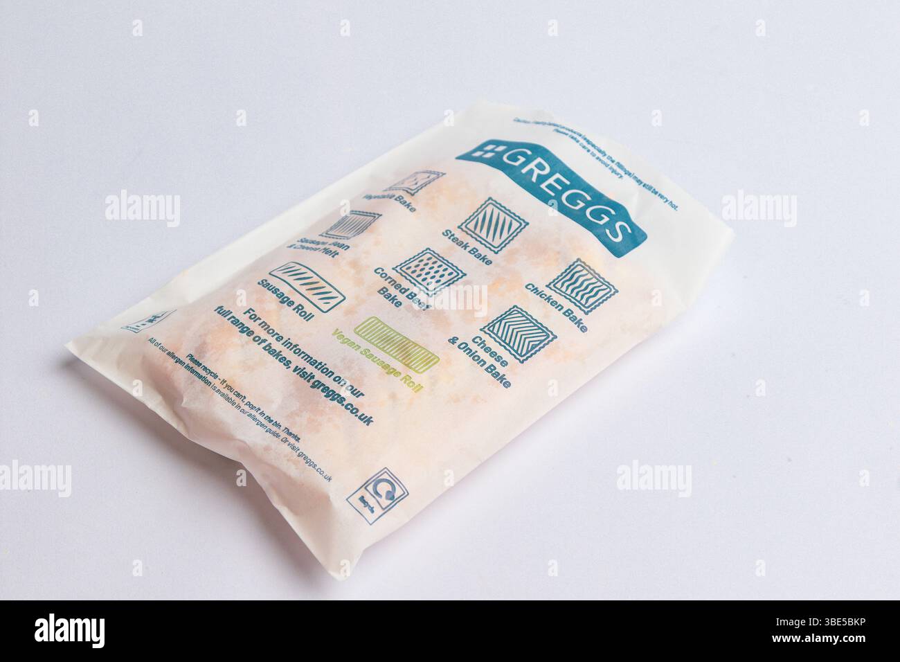 London, United Kingdom, May Twentieth 2025:- A Studio Shot of a Gregg’s ...