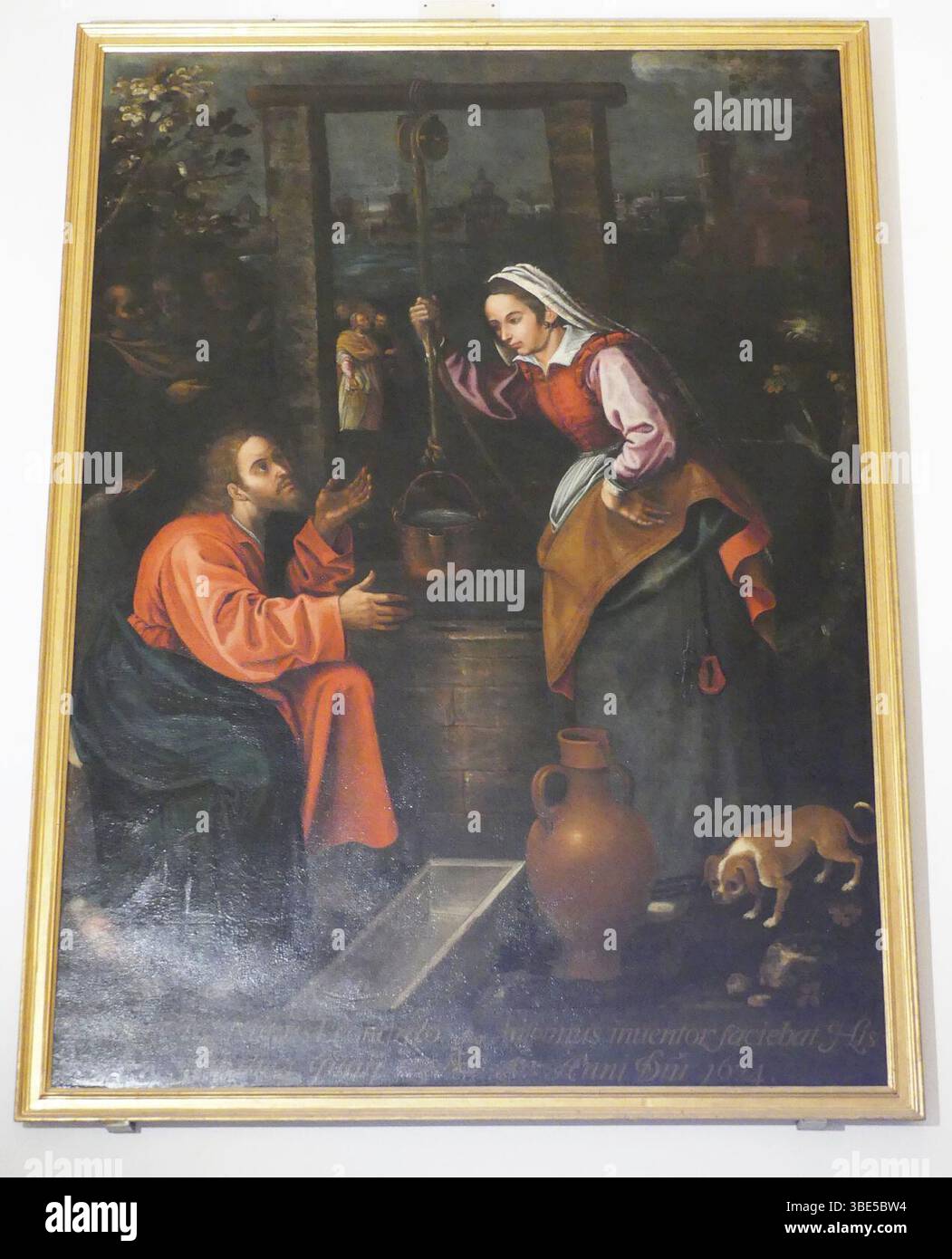 Jesús y la samaritana Stock Photo - Alamy
