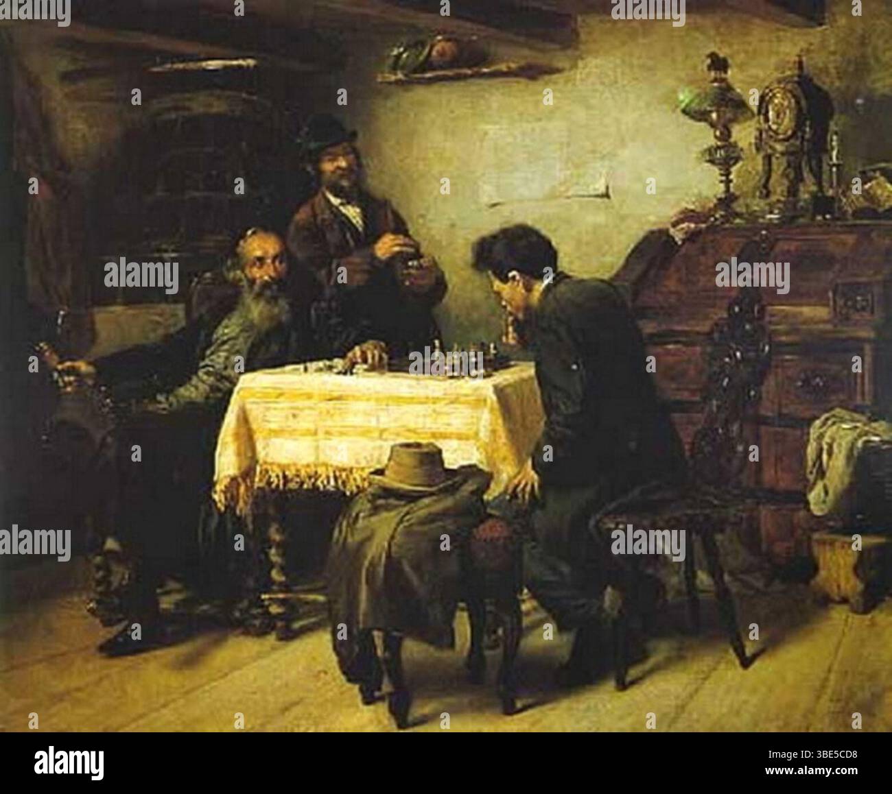 Jews playing chess hi-res stock photography and images - Alamy