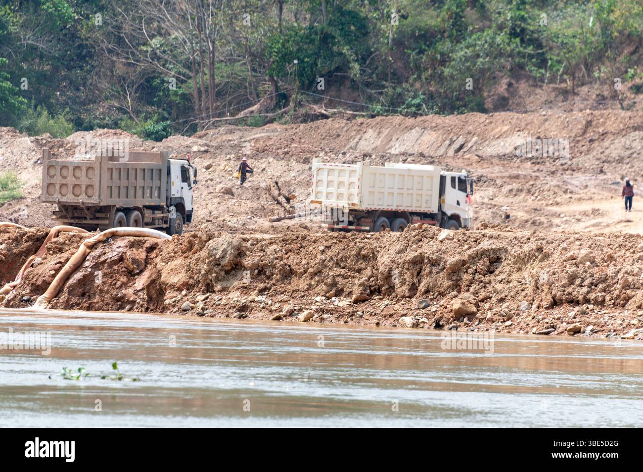 Laos mining activities hi-res stock photography and images - Alamy