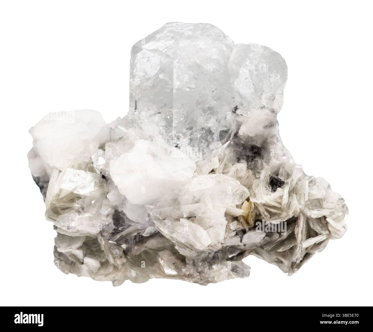 close up of sample of natural stone from geological collection - raw ...