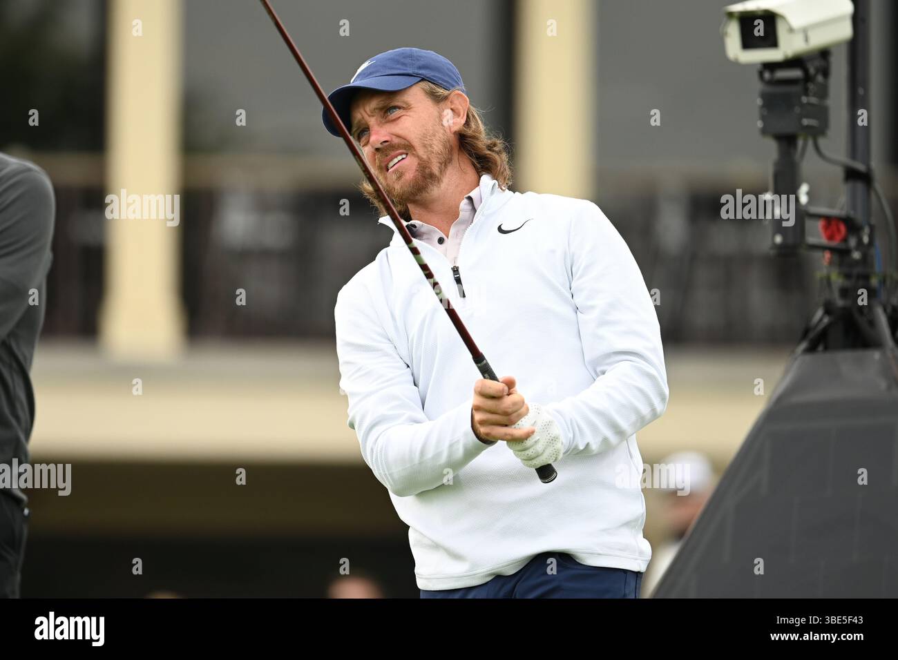 May 27, 2025: Tom Fleetwood (ENG) drives on the 10th hole at the ...